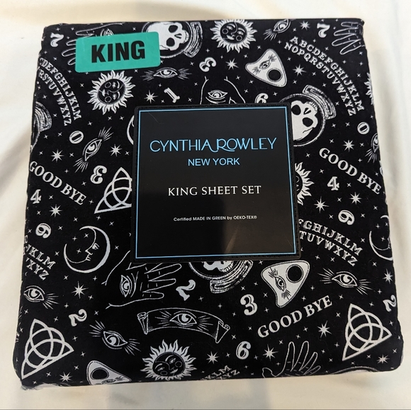 Cynthia Rowley | Bedding | King Sheets Quija Design | Poshmark